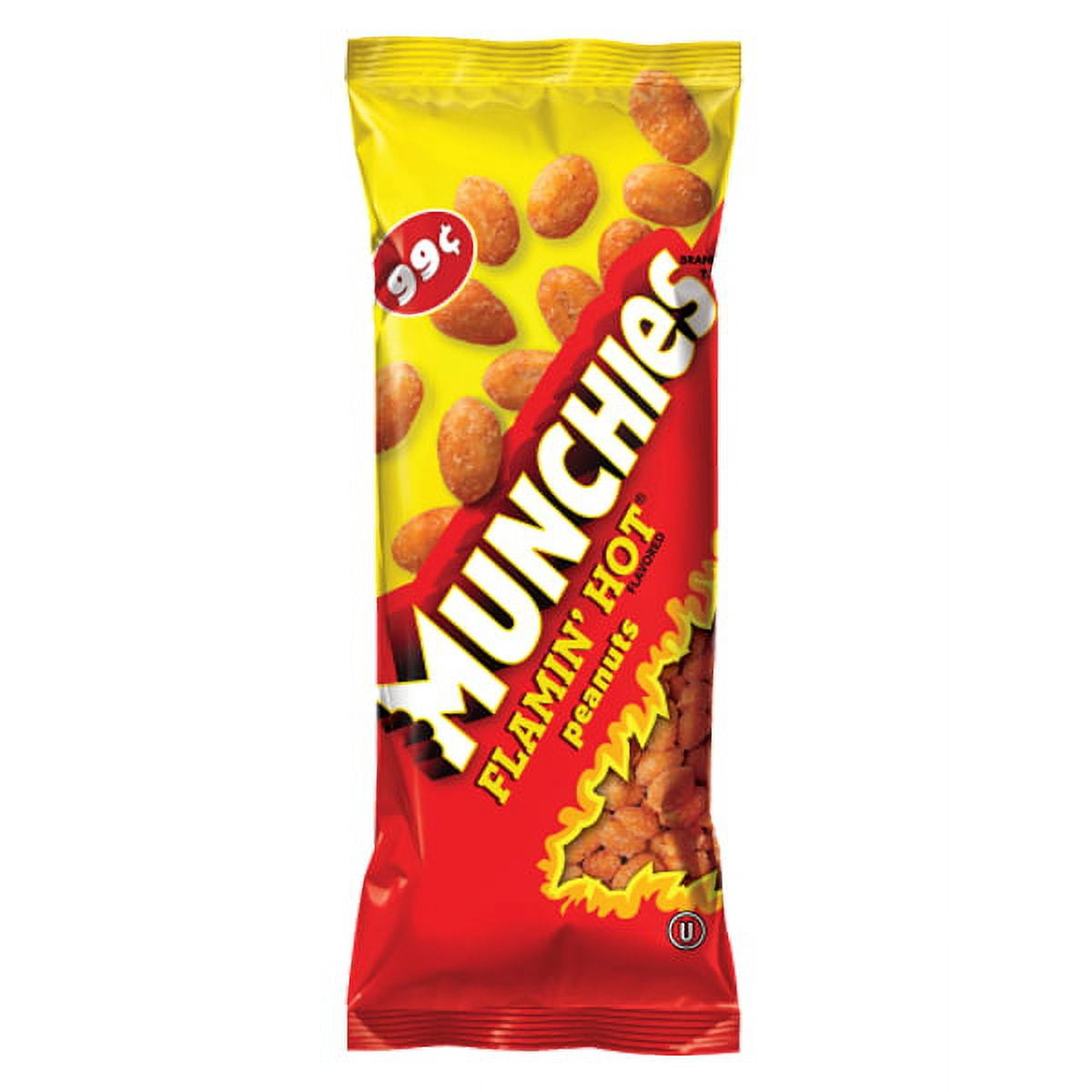 Frito Lay Munchies Flamin' Hot Peanuts 2 oz Bags - Pack of 16 - Walmart.com