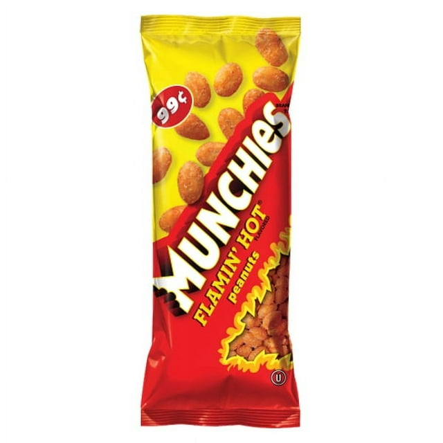 Frito Lay Munchies Flamin Hot Peanuts 2 Oz Bags Pack Of 32