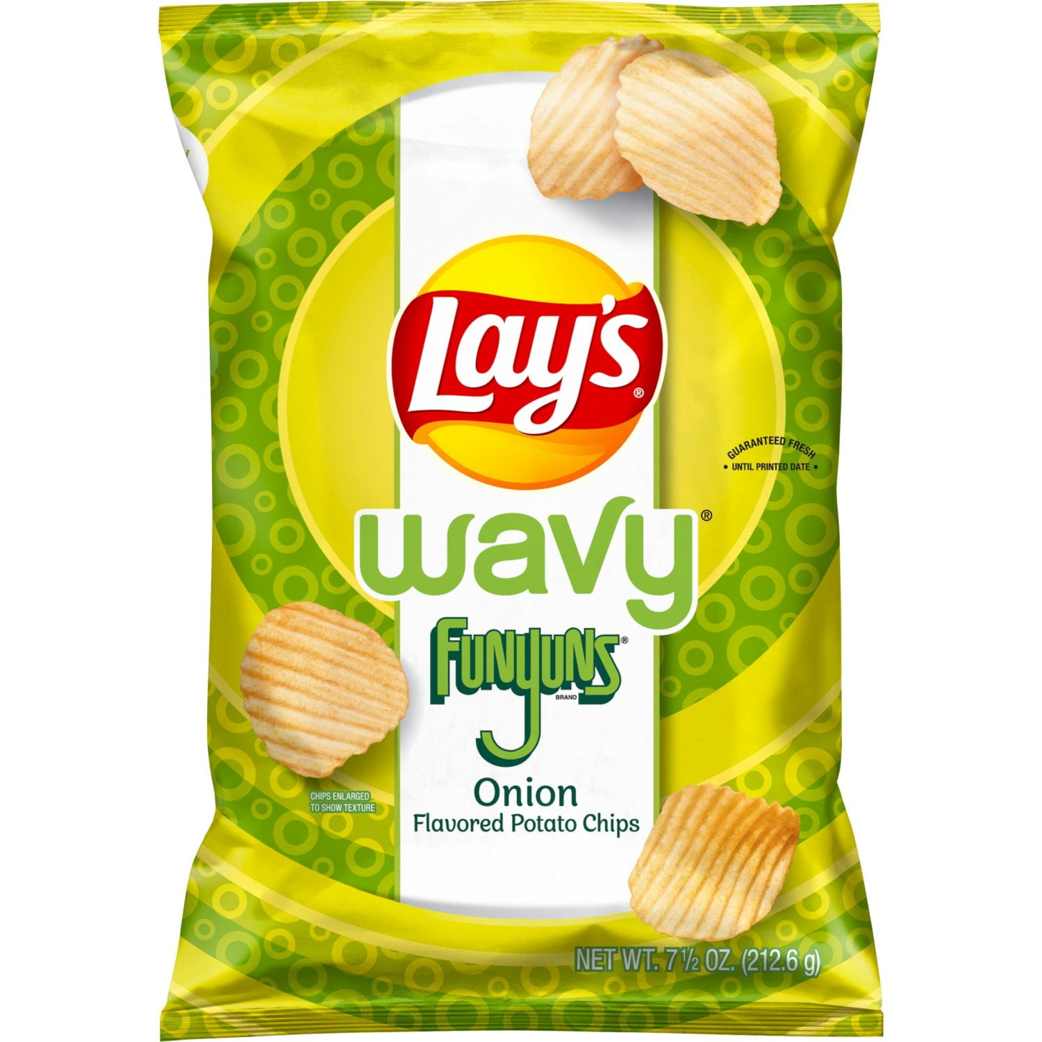 Frito Lay *S*Xl Lay's Wavy Funyuns Onion Flvr 7.75 oz Package May Vary ...