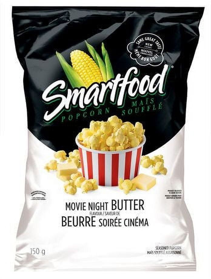 Frito Lay Smartfood Movie Night Butter Flavoured Popcorn,150g/5.3oz ...