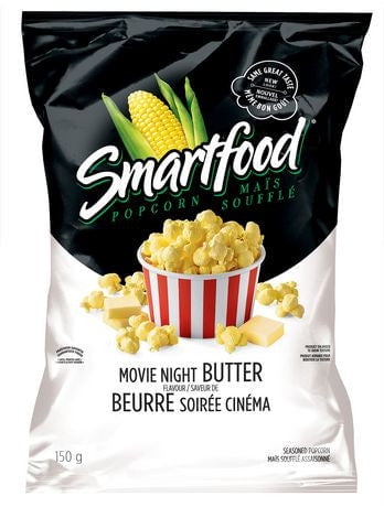 Frito Lay Smartfood Movie Night Butter Flavoured Popcorn,150g/5.3oz ...
