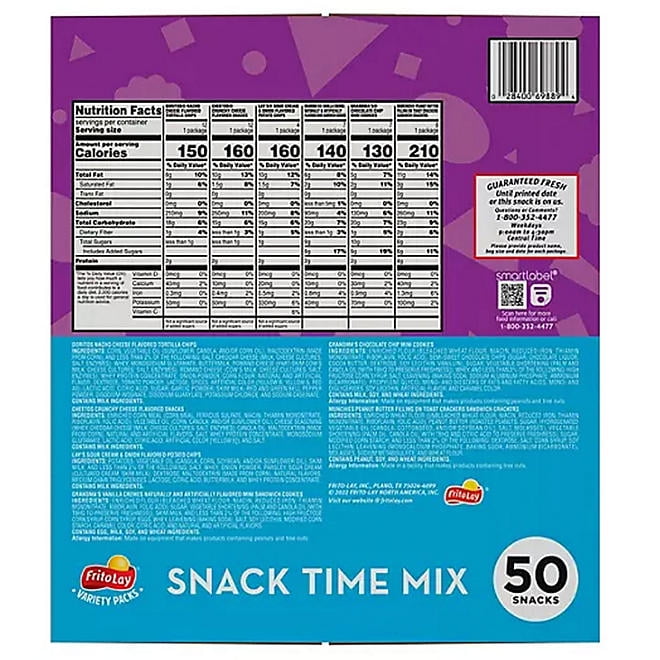 Frito-Lay Snack Time Mix (50 pk.) - Walmart.com