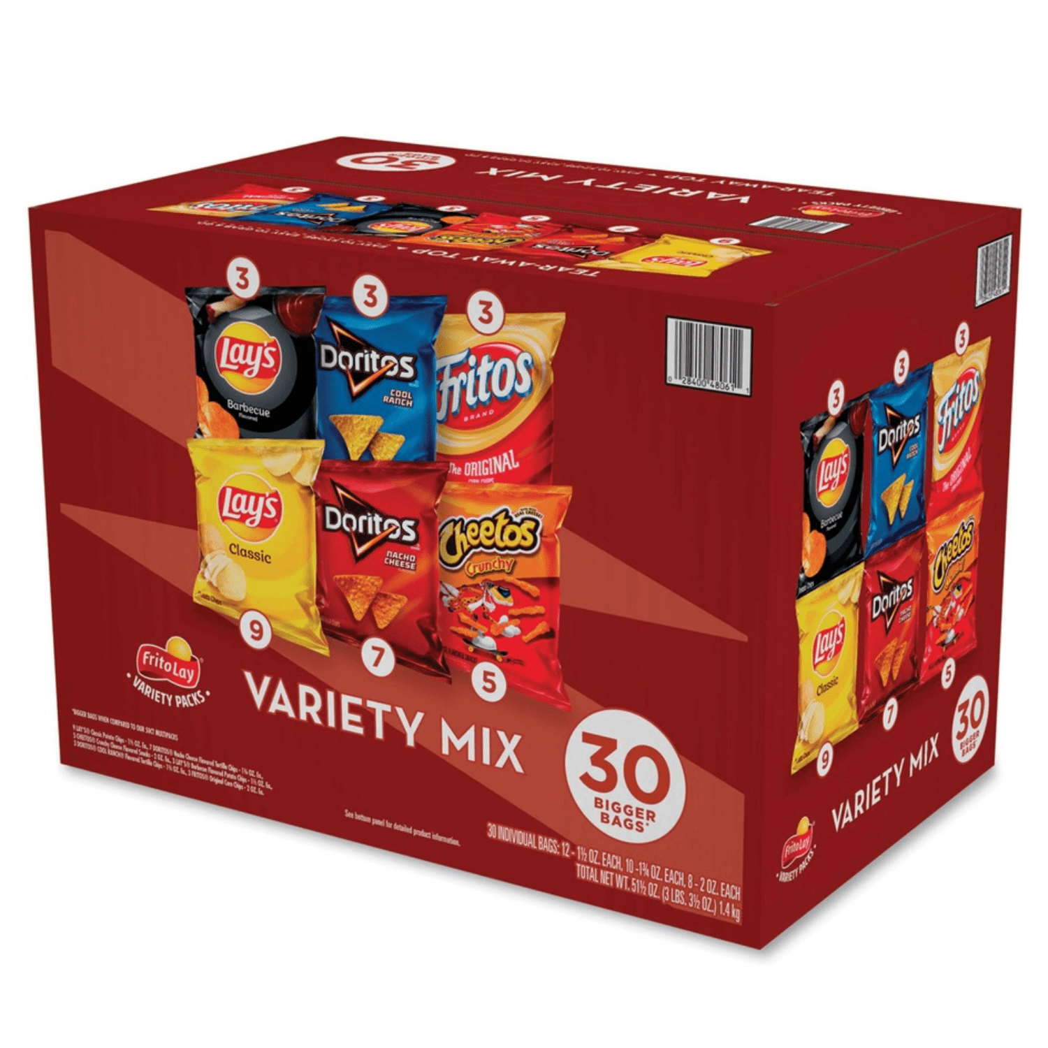 Frito Lay Snacks Classic Mix 30 Bags | Individually Wrapped Chips Lay's ...