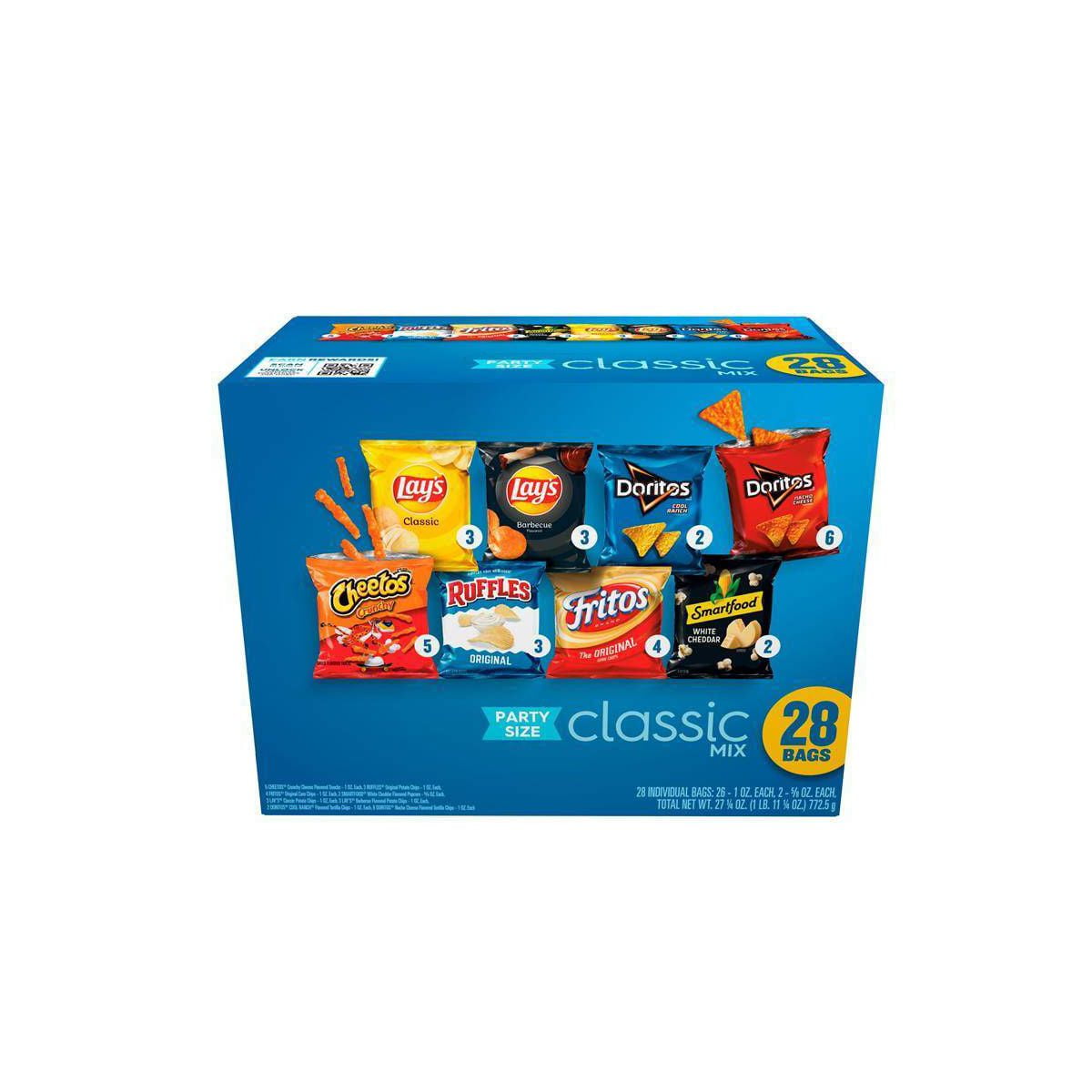 Frito-Lay Snacks Classic Mix Party Size Variety Pack - 28ct - Pack of 2 ...