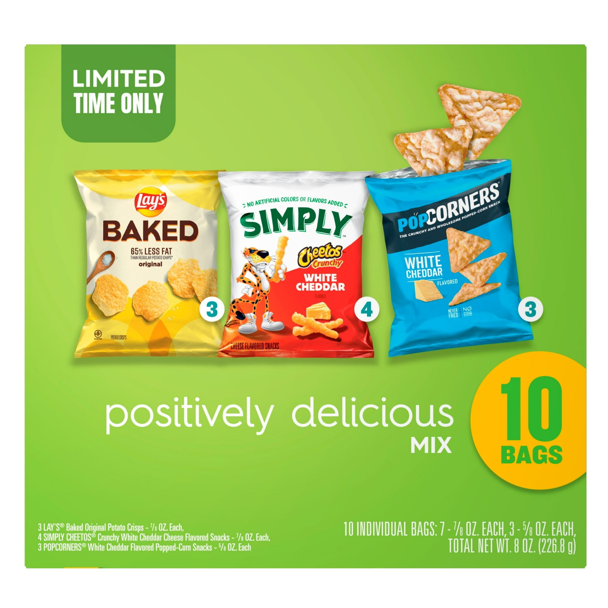 Frito-Lay Snacks Positively Delicious Mix Variety Pack, 10 Count ( 2 ...