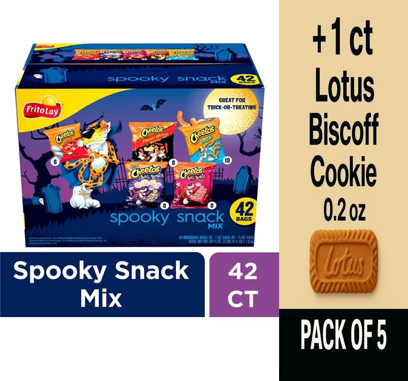 Frito-Lay Spooky Snack Mix Chips Variety Pack 42 ct / 1 oz - Pack of 5 ...