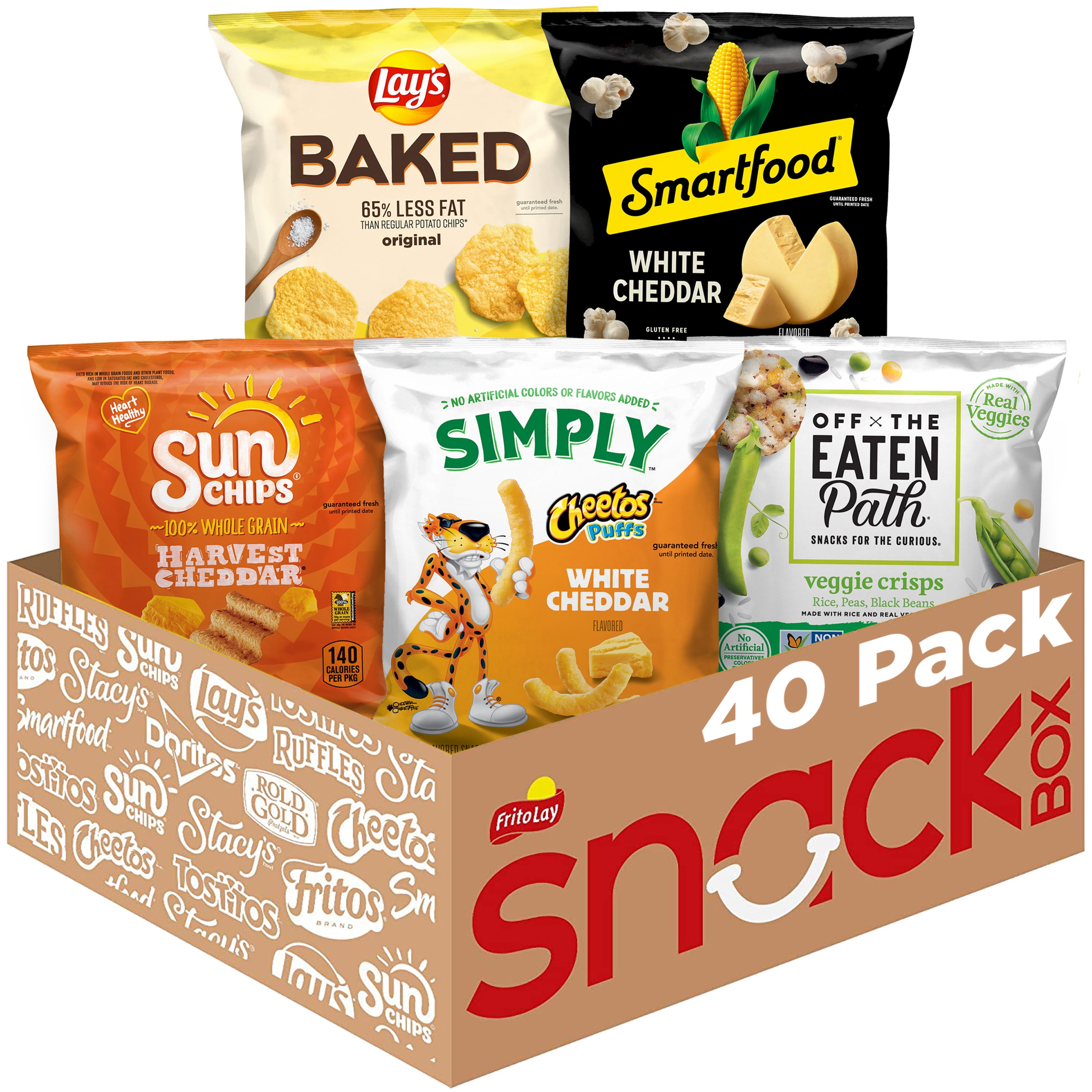Frito-Lay Ultimate Smart Snacks Care Variety Pack, 40 Count - Walmart ...
