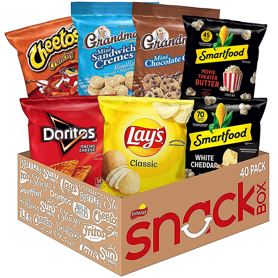 Frito-Lay Ultimate Snack Time Mix Snacks Variety Pack Chips and Cookies ...