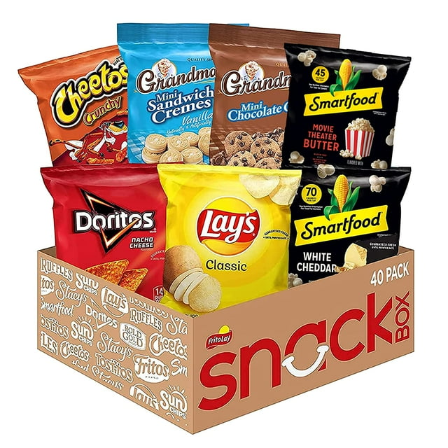 Frito-Lay Ultimate Snack Time Mix Snacks Variety Pack Chips and Cookies ...