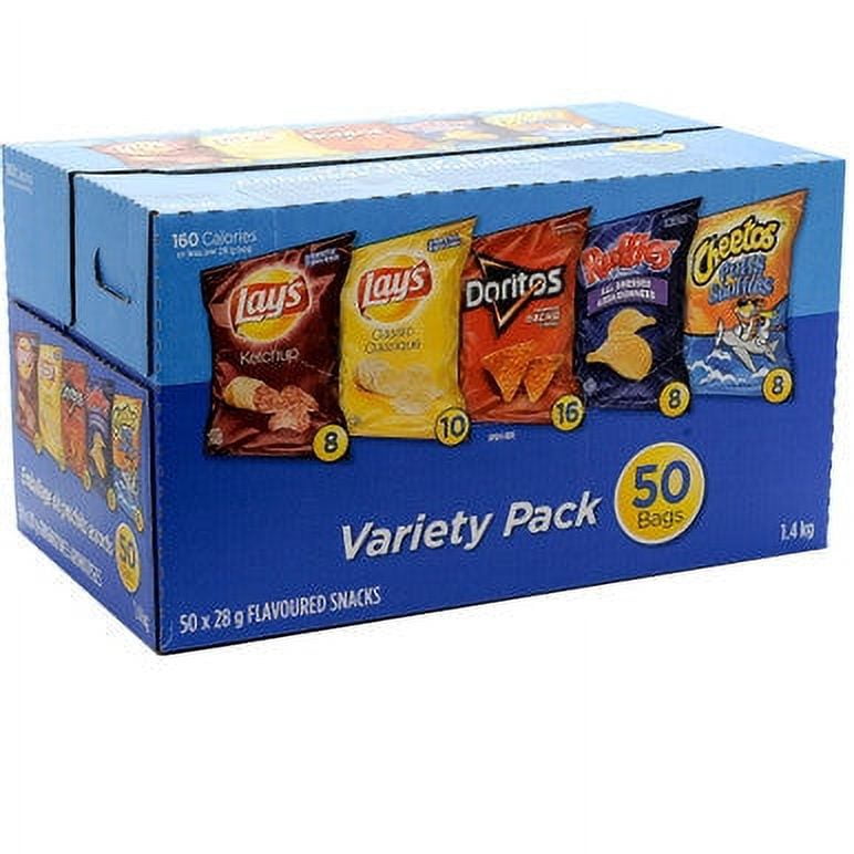 Frito Lay Variety Pack, (50pk) 1.4kg/3.1lbs - {Imported from Canada ...