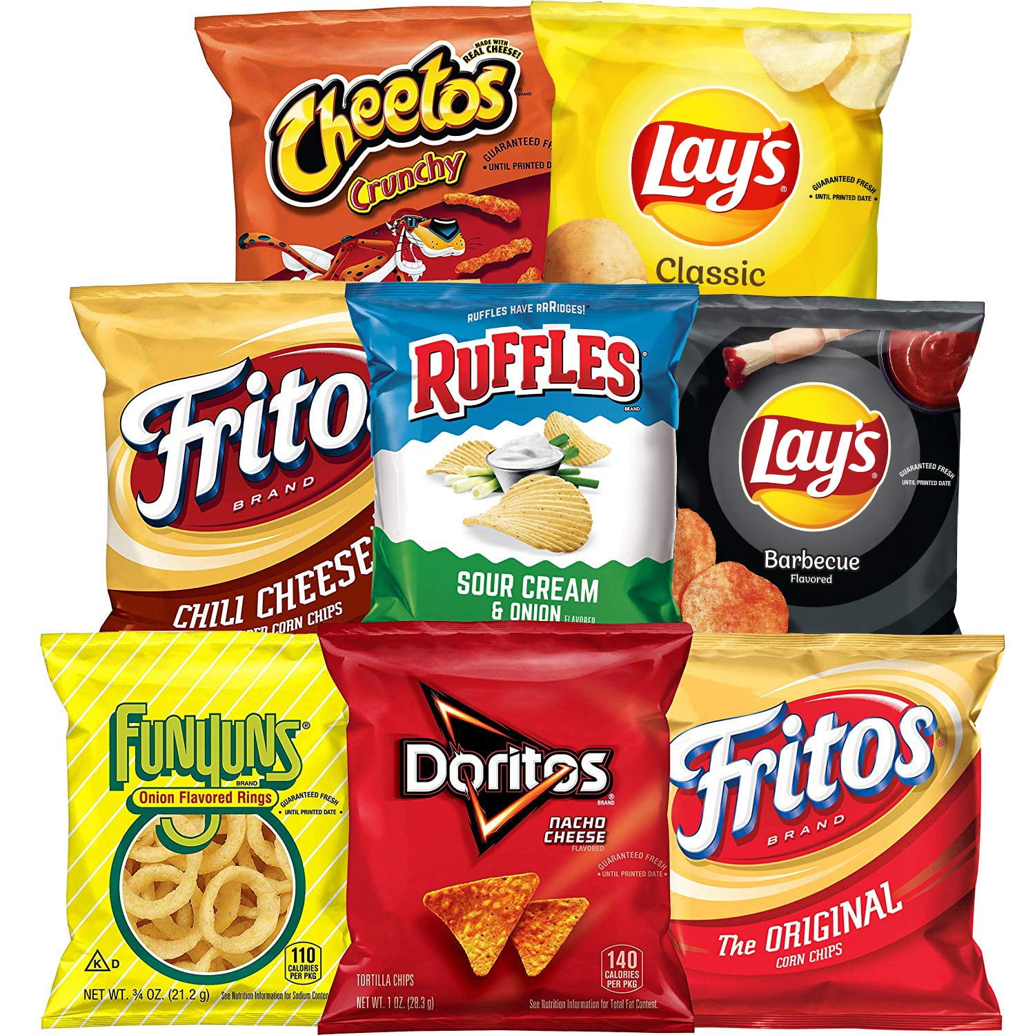 Frito-Lay Variety Pack, Party Mix, 40 Count - Walmart.com