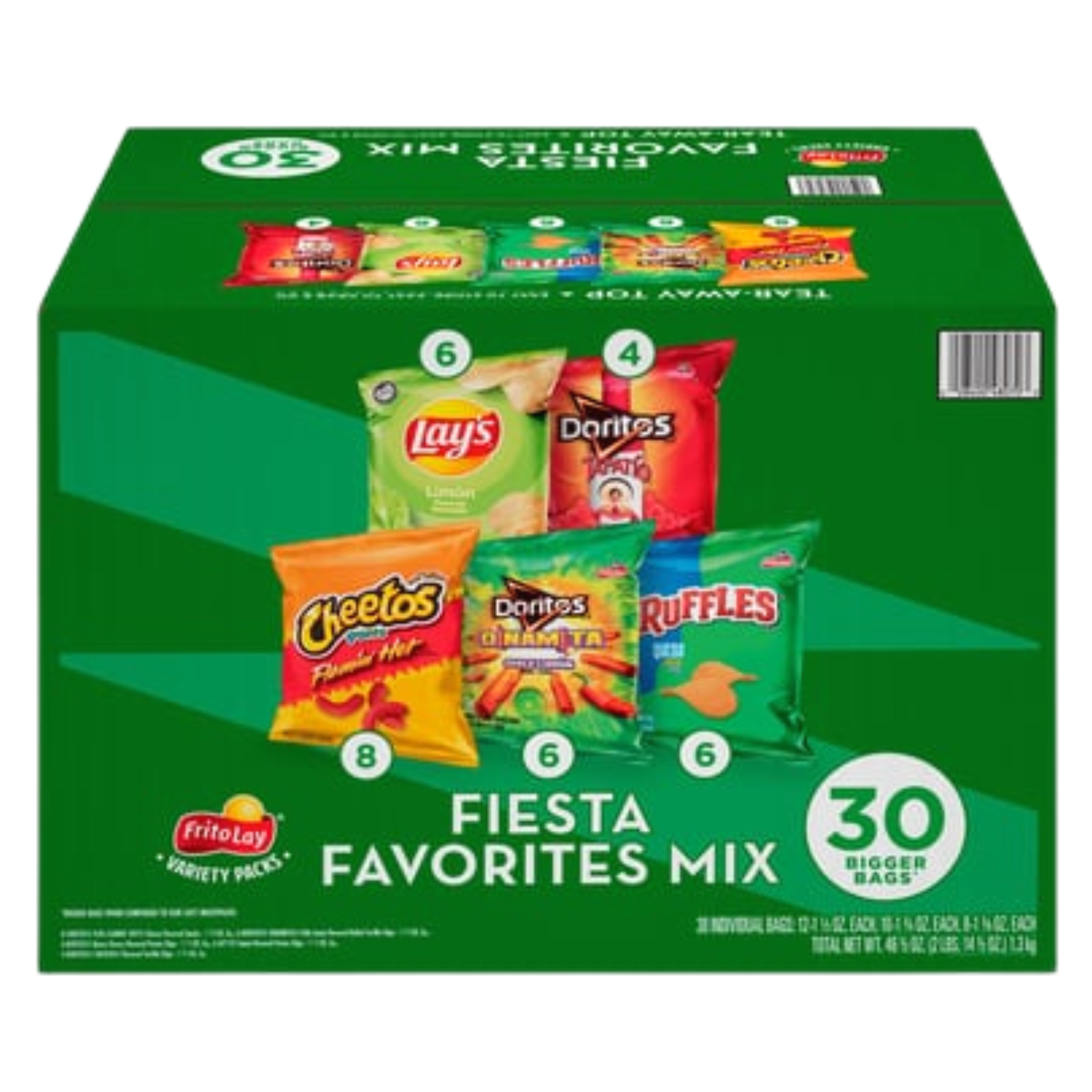 Frito Lay Variety Packs Fiesta Favorites Mix, Lays Limon Doritos ...