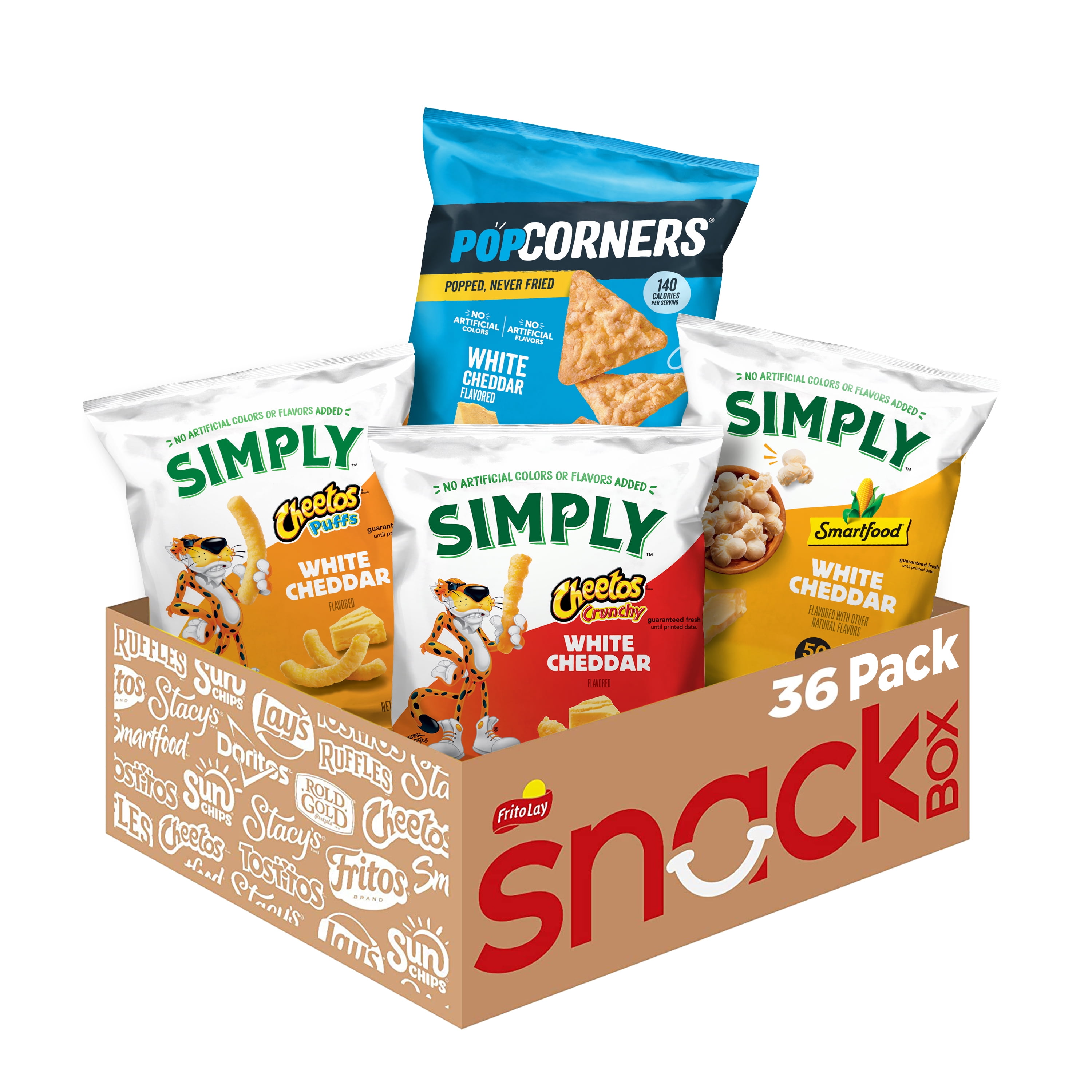 Frito Lay White Cheddar Snacks Favorites, Variety pack (36 Count ...