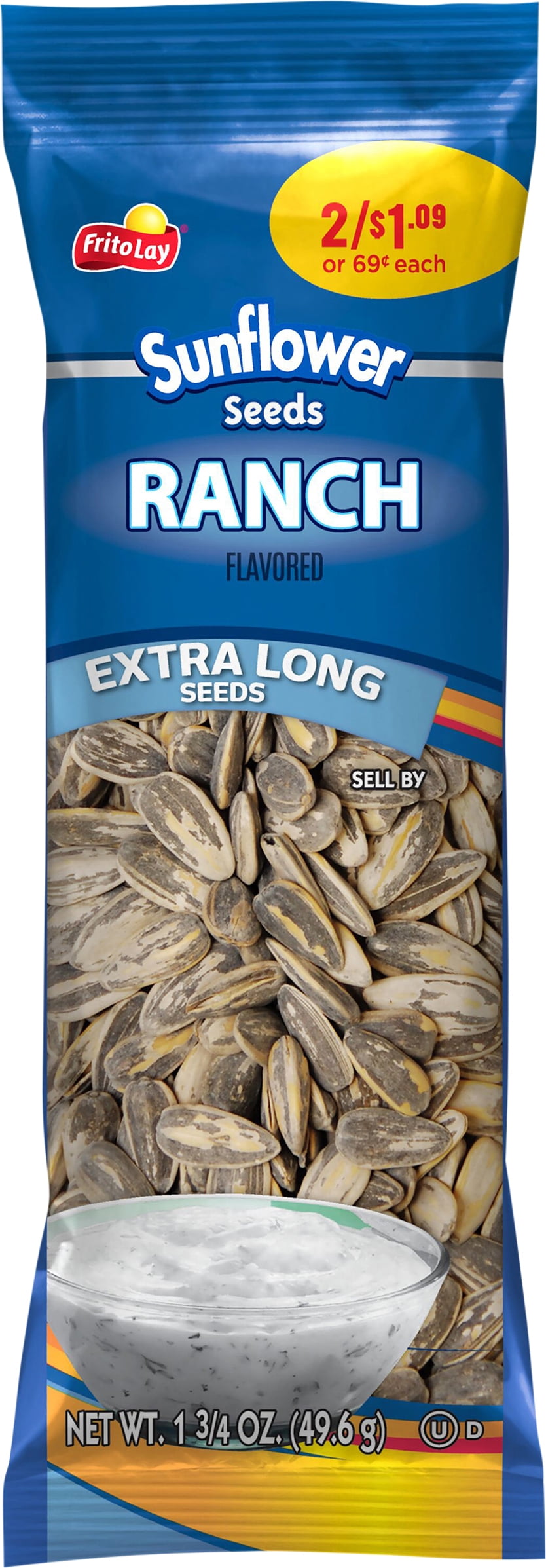 Frito-lay Frito Lay Sunflower Seeds Ranch 1.75z - Walmart.com