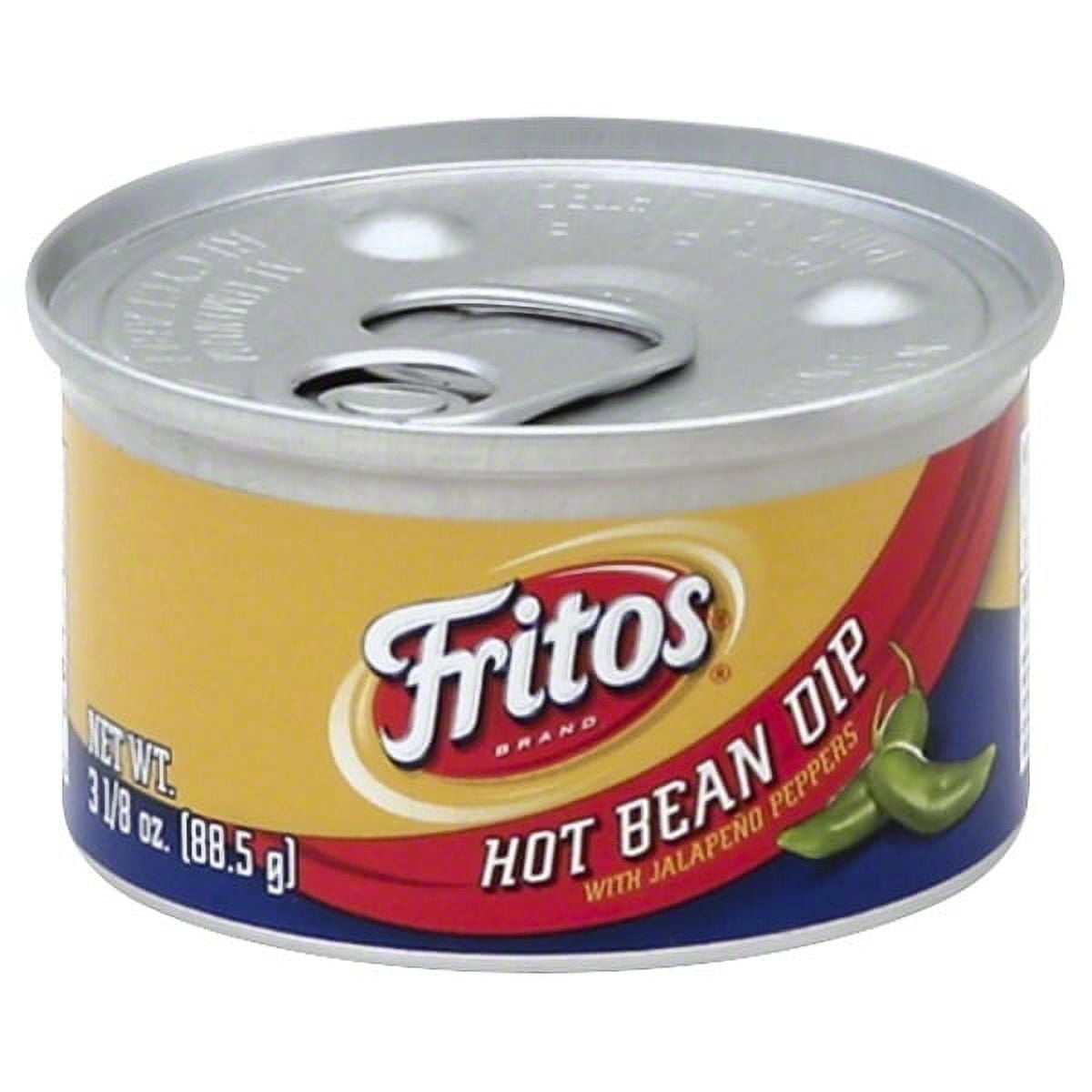 Fritos Brand Hot Bean Dip with Jalapeno Peppers, 3.125 Ounce Single Can ...