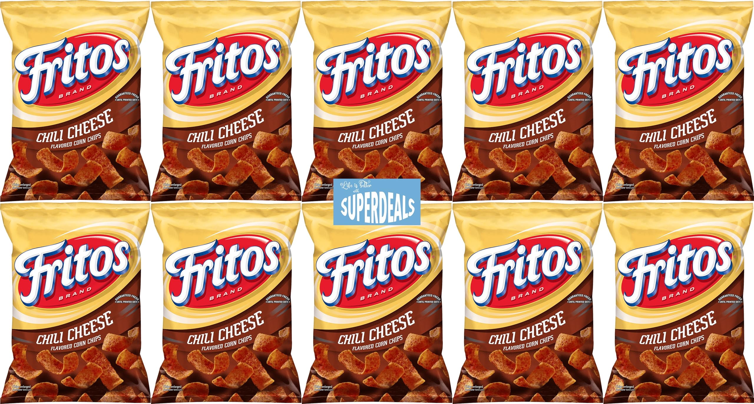 Fritos Corn Chips, Chili Cheese, Bundled by SUPERDEALS with mystery ...