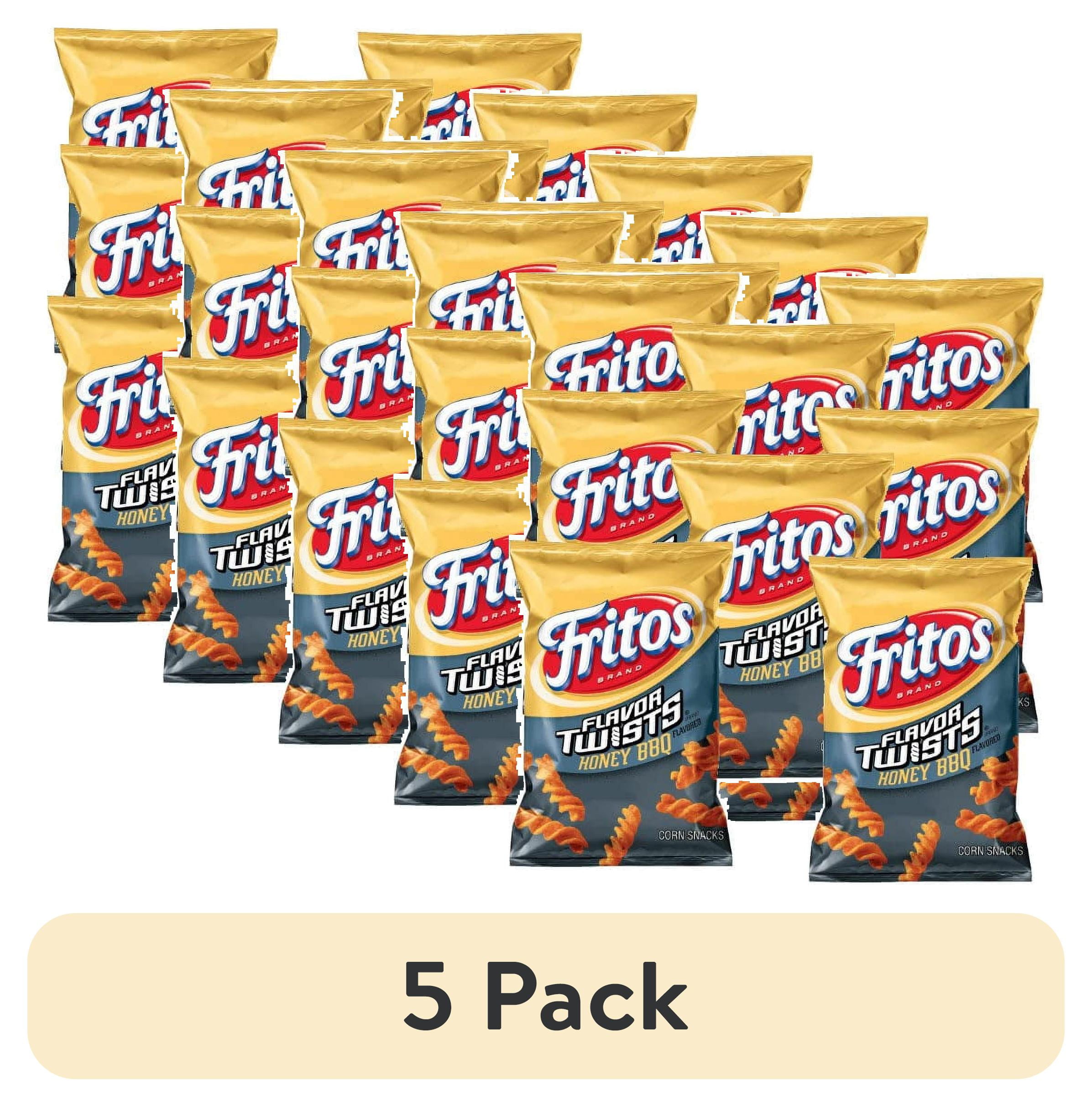 (5 pack) Fritos Corn Chips - Twists Honey BBQ | 2 Oz. - 8 Pack - Walmart.com