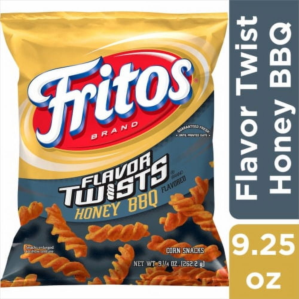 Fritos Honey BBQ Flavor Twists Corn Chips 9.25 oz - Walmart.com