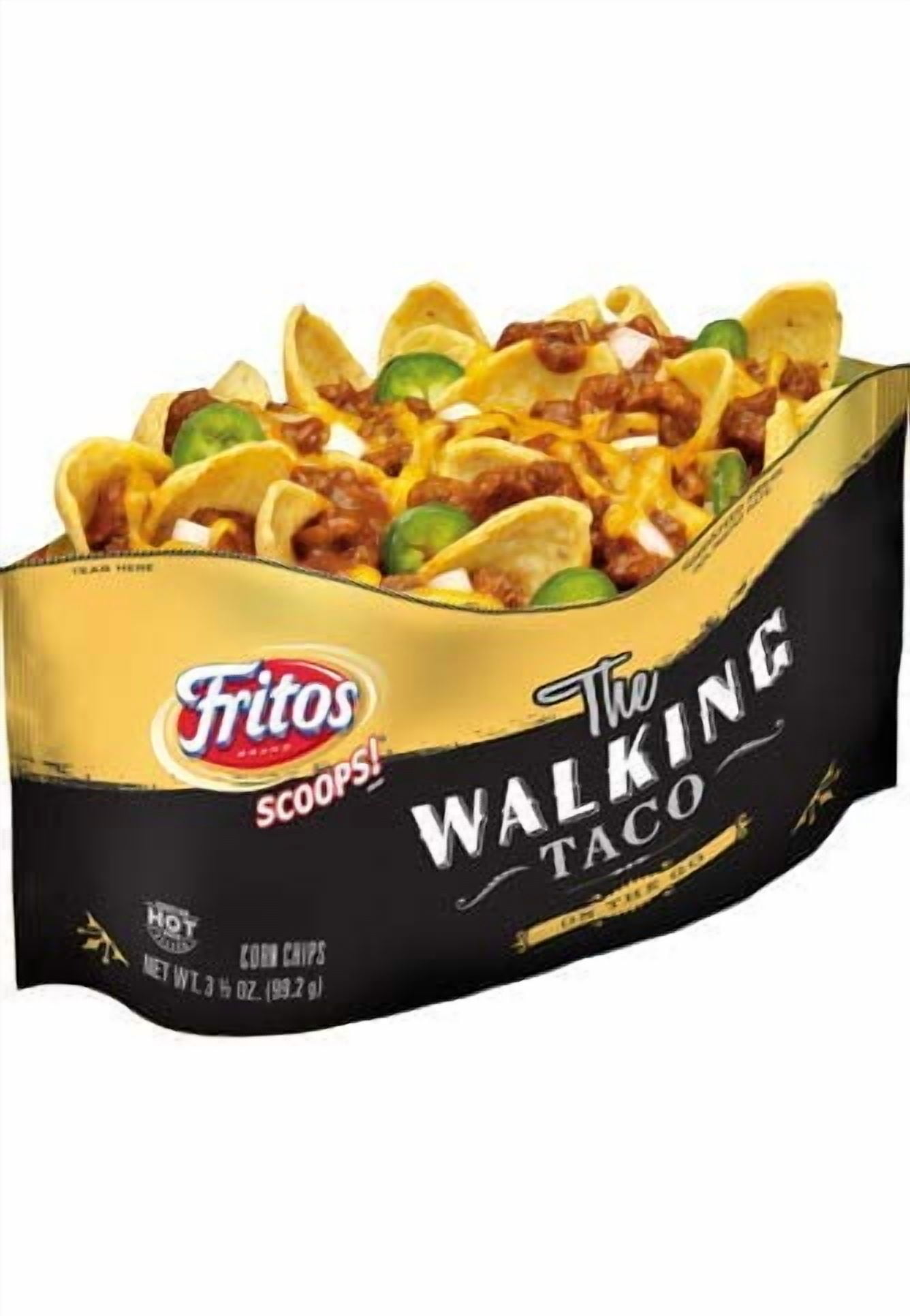 Frito-Lay Fritos Scoops Walking Taco Bags, 3.5 Ounce, Pack of 18 ...