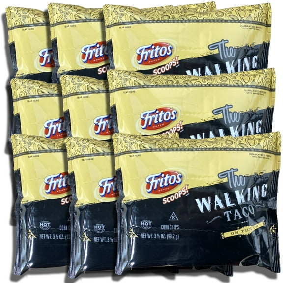 Frito-Lay Fritos Scoops Walking Taco Bags, 3.5 Ounce, Pack of 18 ...