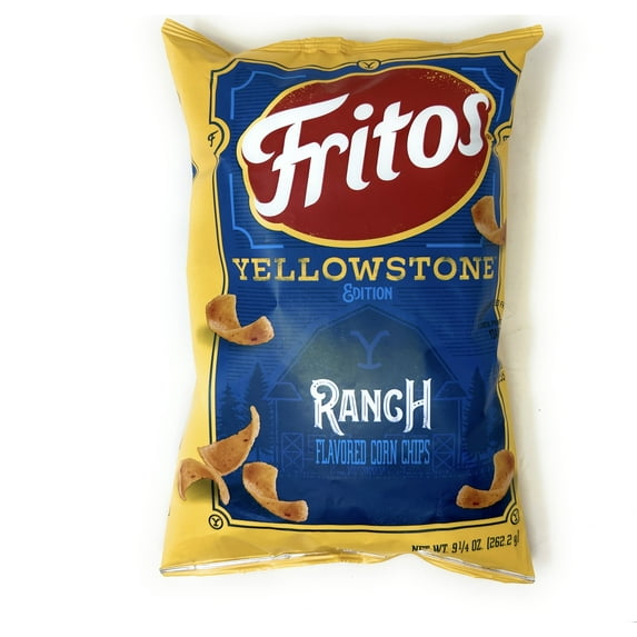 Fritos Yellowstone Ranch Flavored Corn Chips, 9.25oz Bag, Contains Milk ...
