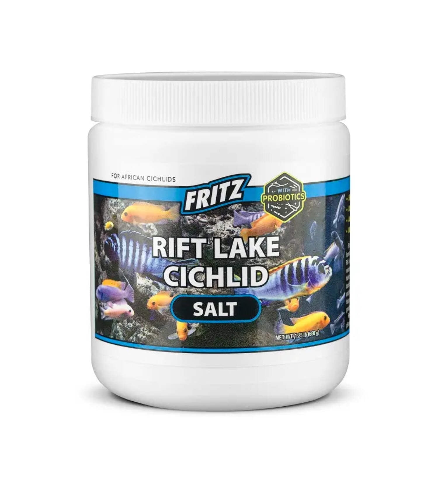 Fritz Aquatics 805064 1.25 lbs Probiotic Rift Lake Cichlid Salt ...