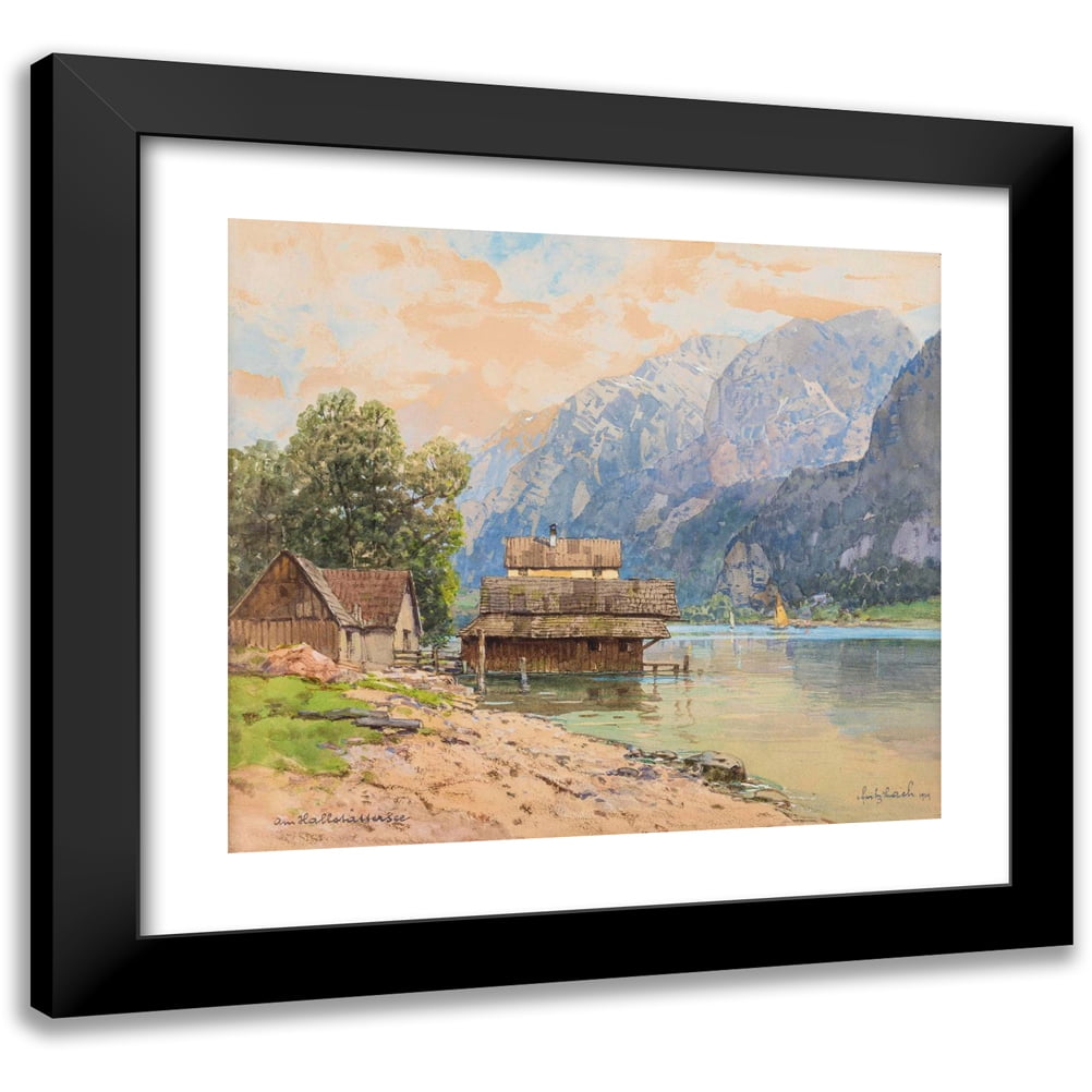 Fritz Lach 13x12 Black Modern Framed Museum Art Print Titled - Boot ...