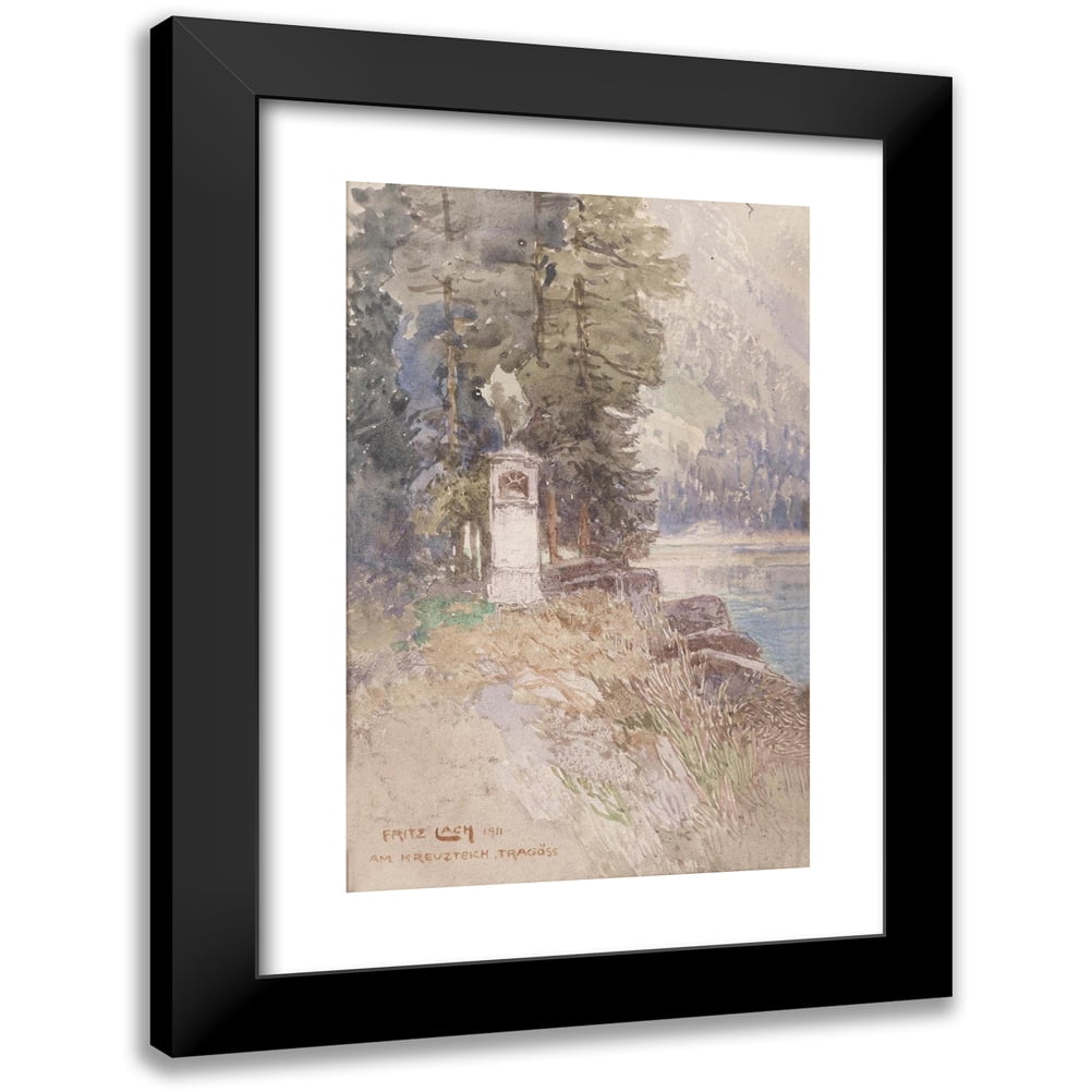 Fritz Lach 13x18 Black Modern Framed Museum Art Print Titled - At the ...