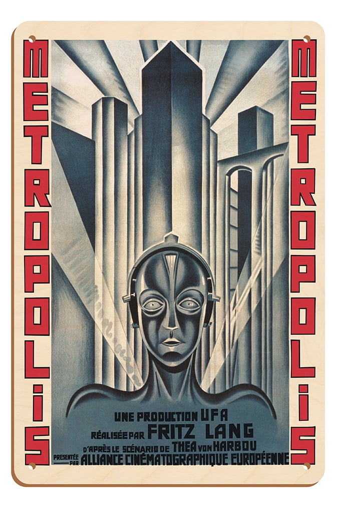 Fritz Lang Metropolis - Vintage French Film Movie Poster c.1927 - 8 x ...