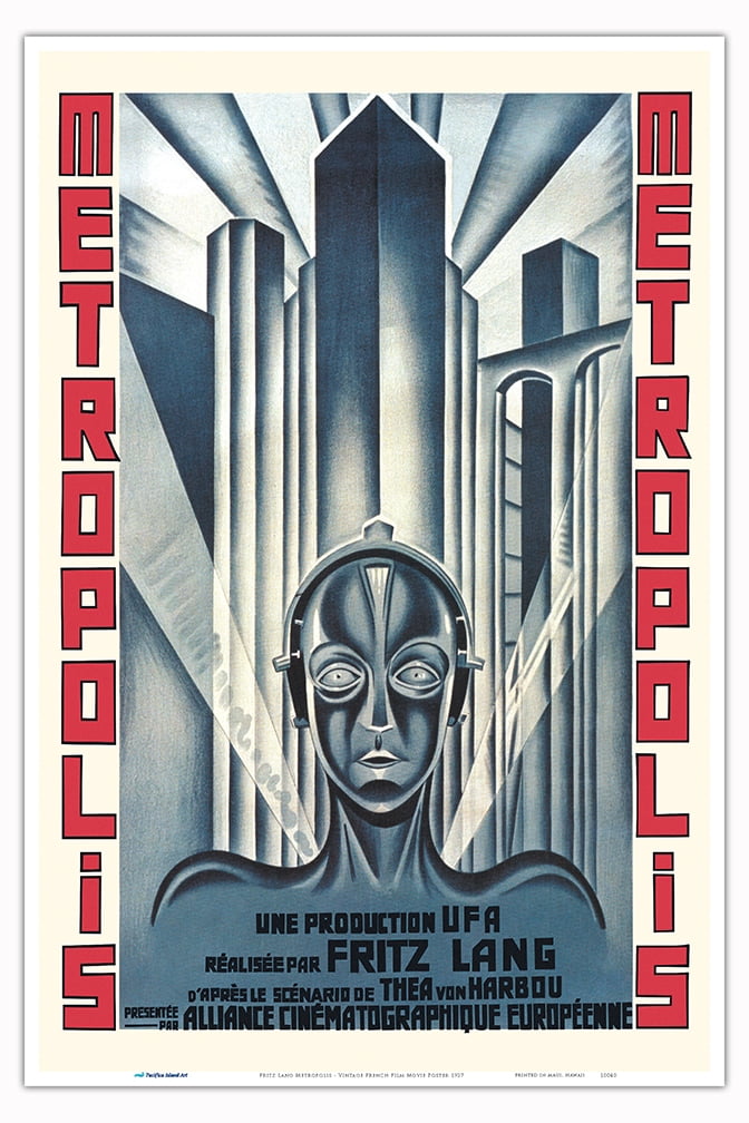 Fritz Lang Metropolis - Vintage French Film Movie Poster c.1927 ...