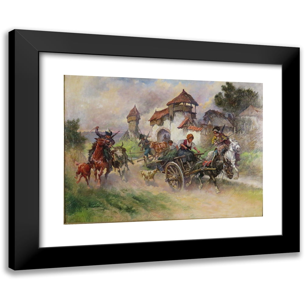 Fritz Neumann 14x11 Black Modern Framed Museum Art Print Titled ...