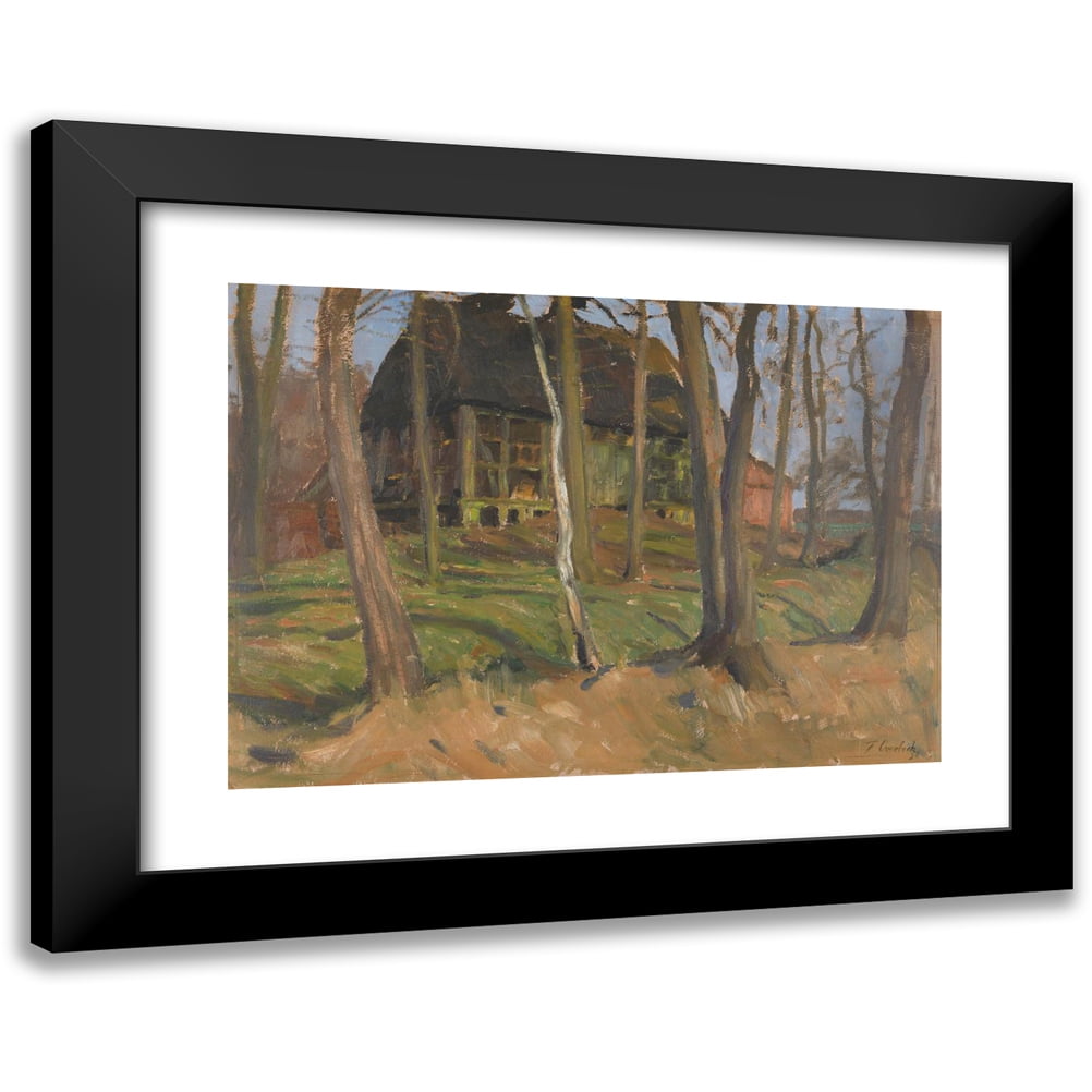 Fritz Overbeck 24x18 Black Modern Framed Museum Art Print Titled ...