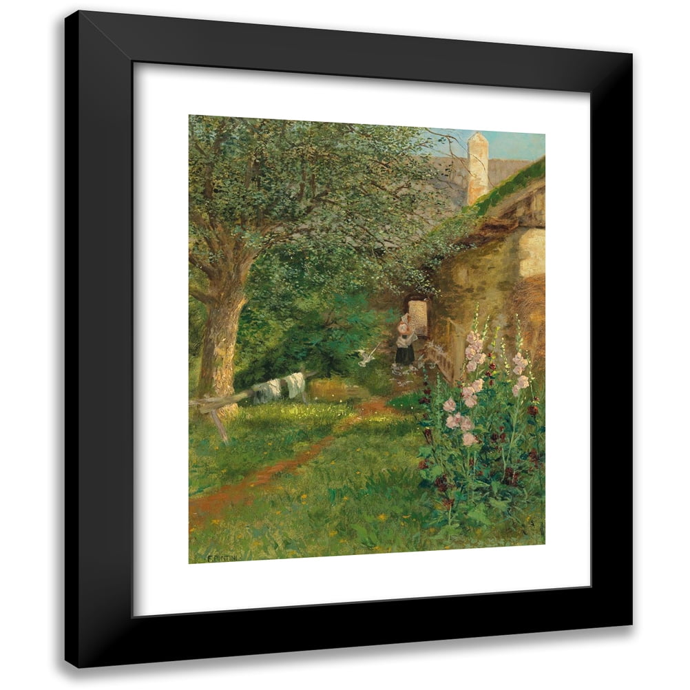 Fritz Pontini 12x14 Black Modern Framed Museum Art Print Titled - Scene ...