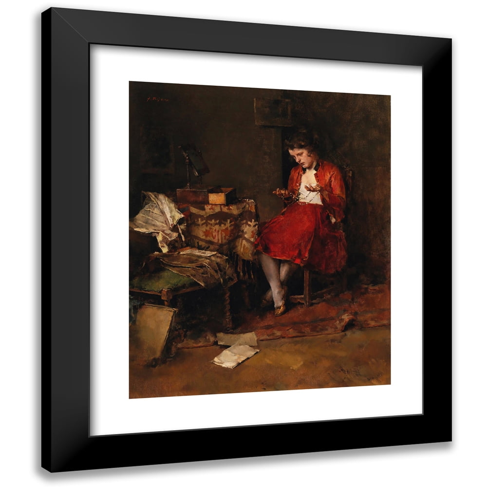 Fritz Rojka 12x14 Black Modern Framed Museum Art Print Titled - The ...