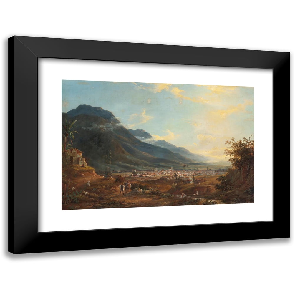 Fritz Sigfried Georg Melbye 14x11 Black Modern Framed Museum Art Print ...