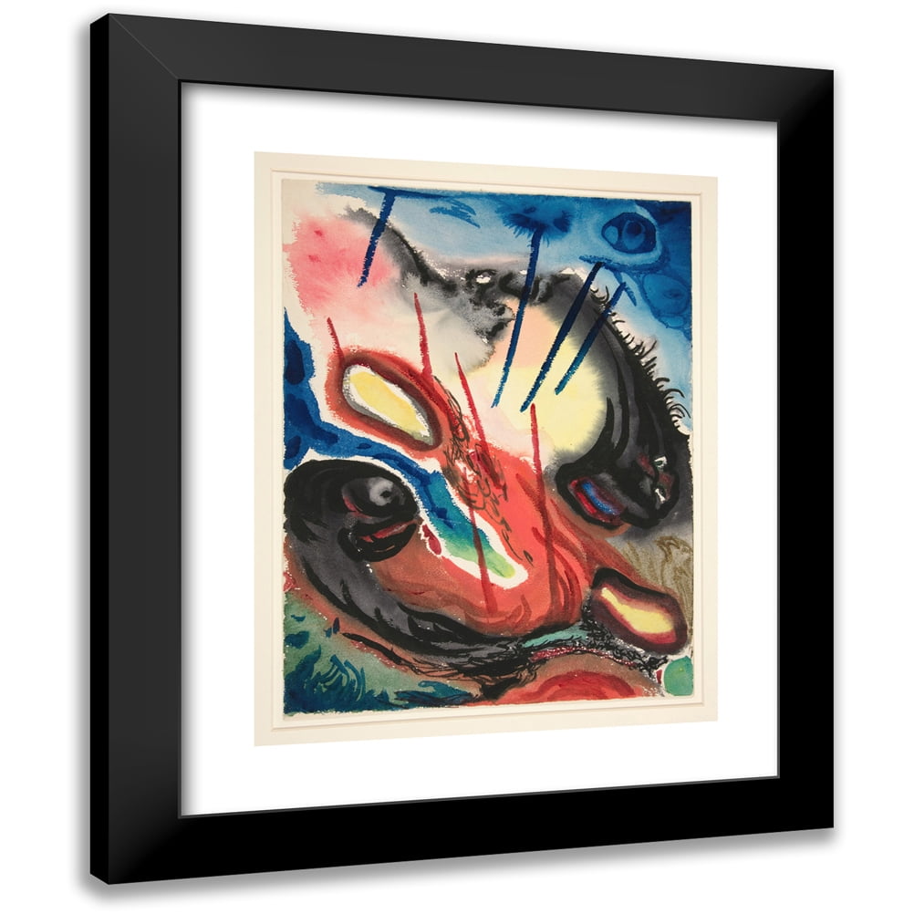 Fritz Stuckenberg 15x18 Black Modern Framed Museum Art Print Titled ...