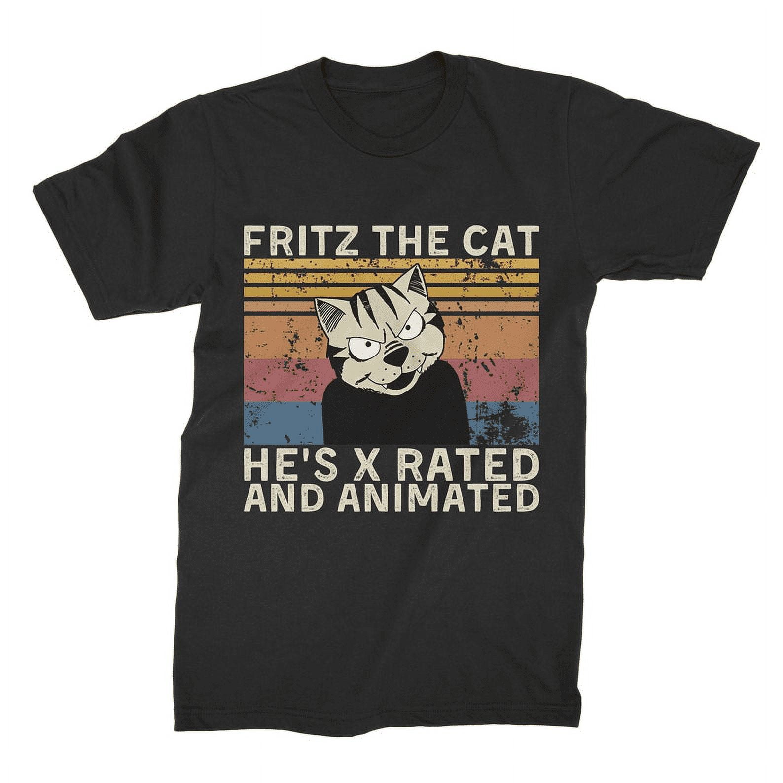 Fritz The Cat He's X Rated and Animated Vintage T Shirt, Gift for Men ...