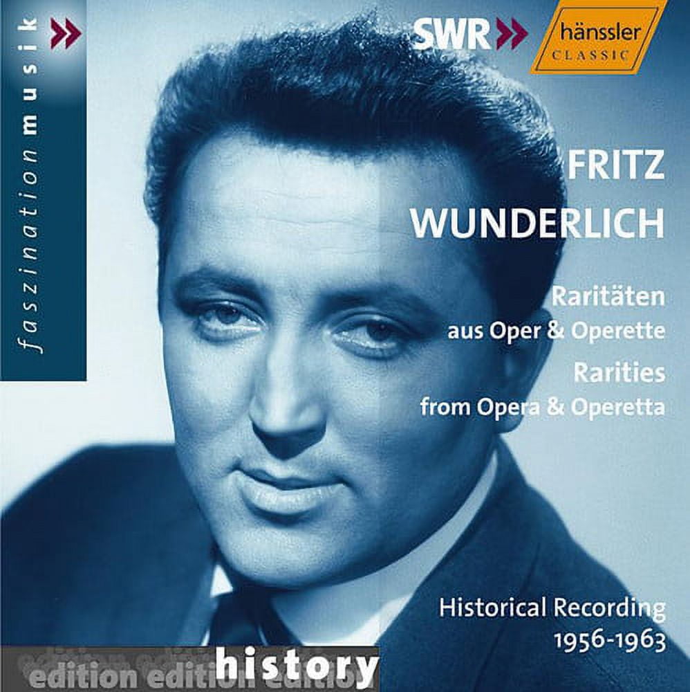 Fritz Wunderlich - Rarities from Opera & Operetta - Music & Performance ...