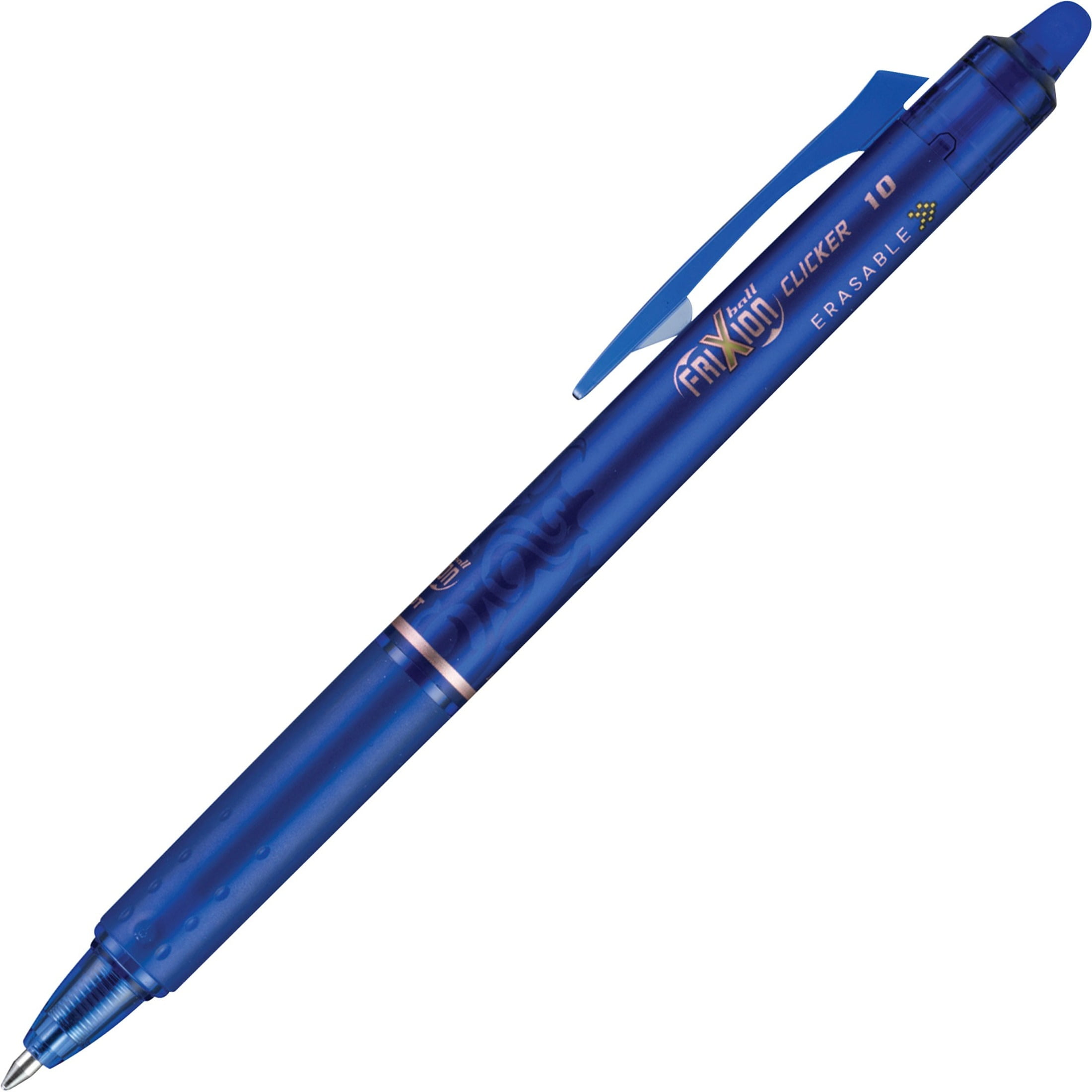 "Frixion Clicker Erasable Gel Pen, Retractable, Bold 1 Mm, Blue Ink ...