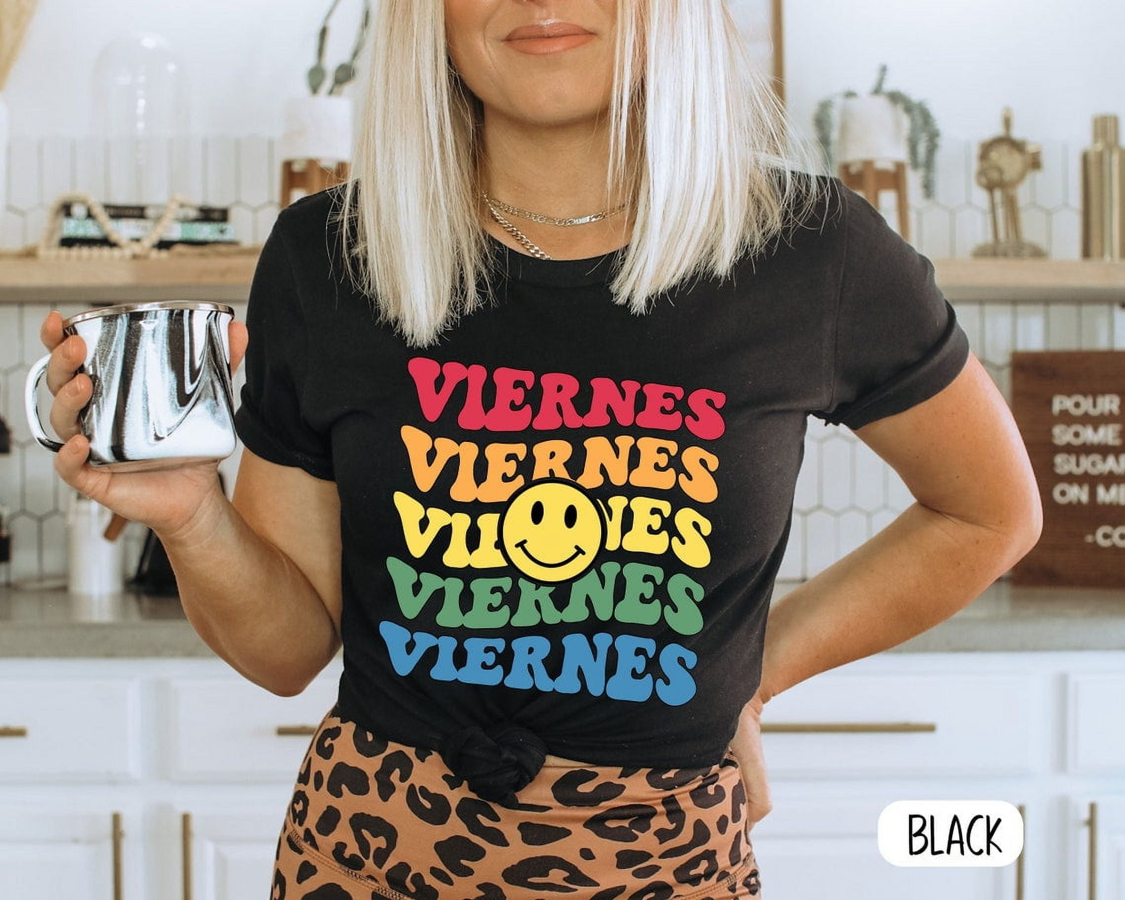 Friyay! Viernes Teacher Shirt Fri-Yay Teacher Tee Friday Weekend Shirt ...