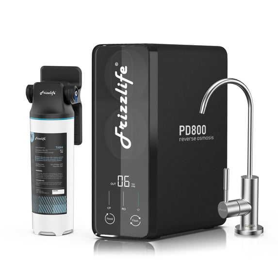 Free Shipping! Frizzlife RO Water Filter System, 800 GPD Kitchen Under ...