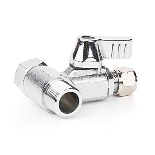 Frizzlife Brass Feed Water Adapter - 3/8 inch,3/8 inch Comp and 1/4 ...