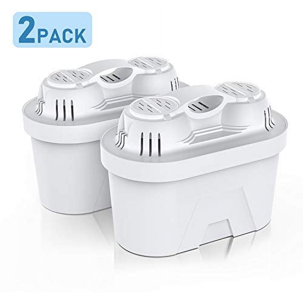 Frizzlife Replacement Water Filter Cartridges, 2 Pack, For FP40 Pitcher ...