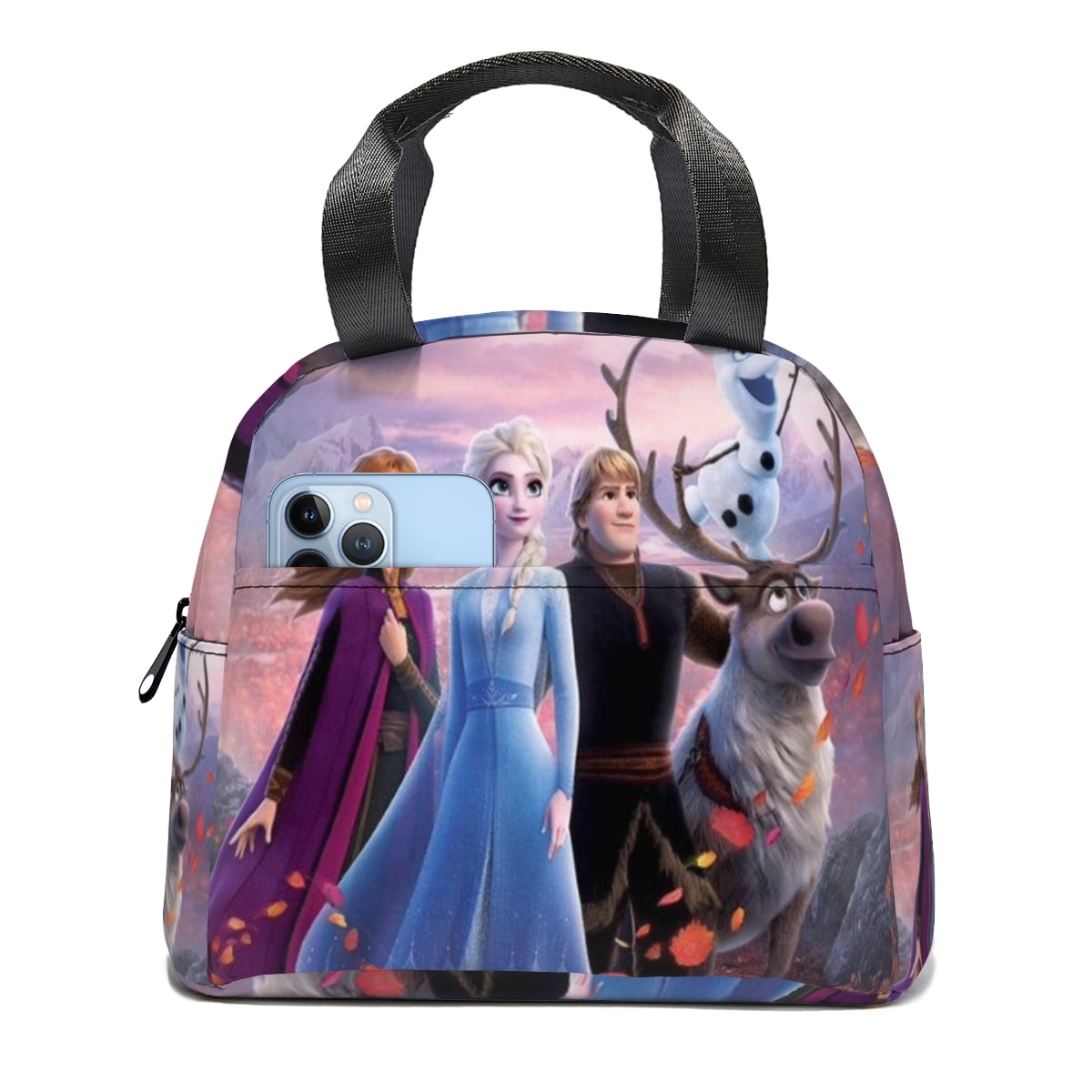 Fro×zen Insulated Lunch Box Unisex Reusable Lunch Box Portable Thermal ...