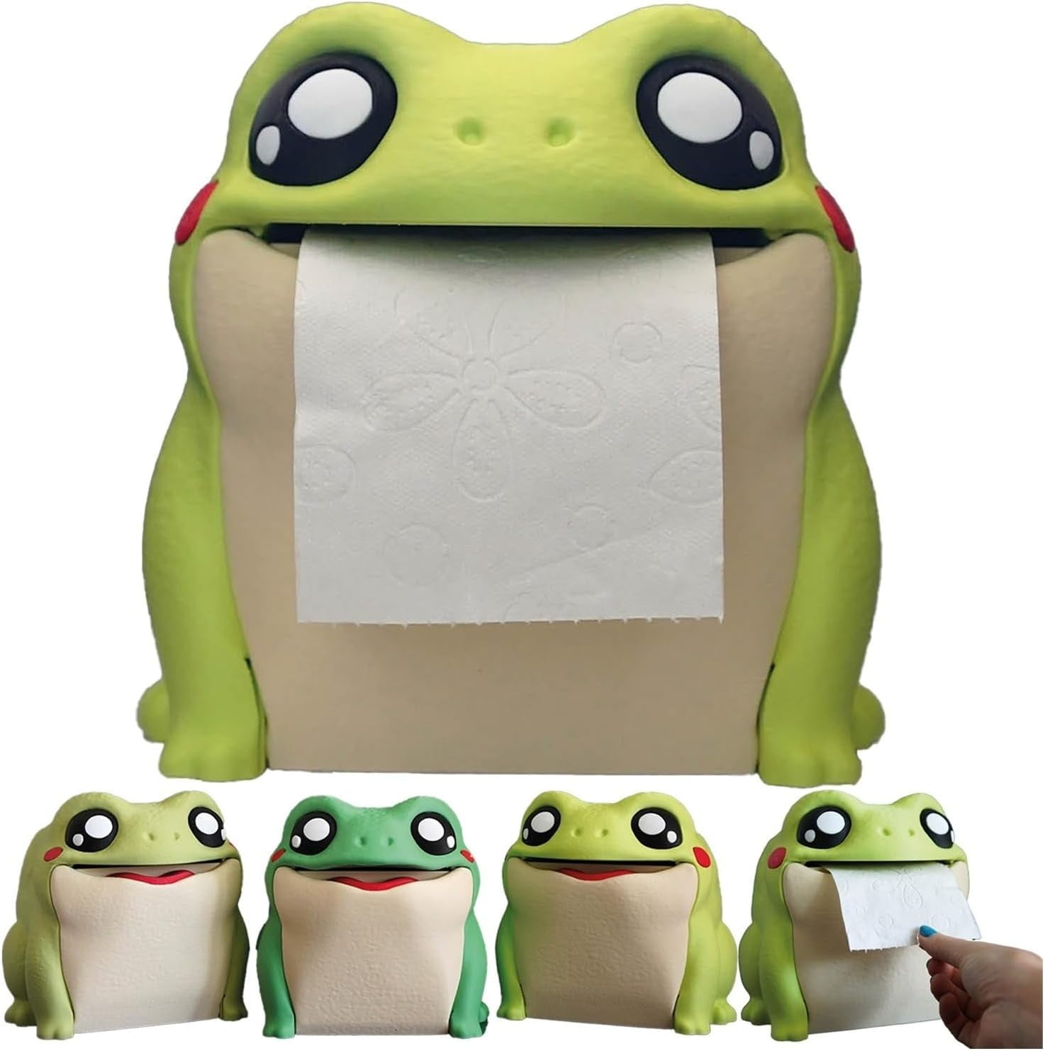 Frodrick The Frog Toilet Paper Dispenser, 3D Printed Cute Animal Toilet ...