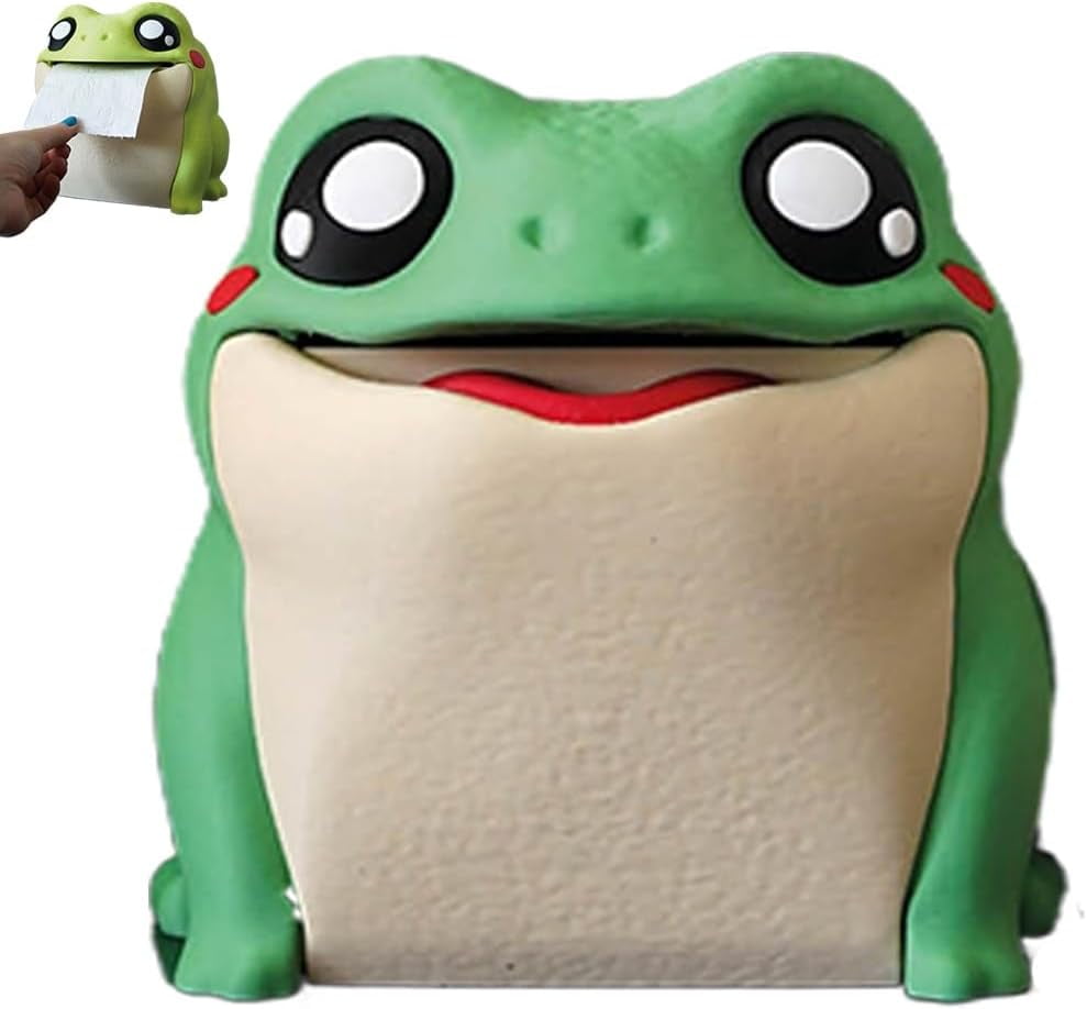 Frodrick the Frog Toilet Paper Dispenser, 3D Printed Cute Frog Toilet ...