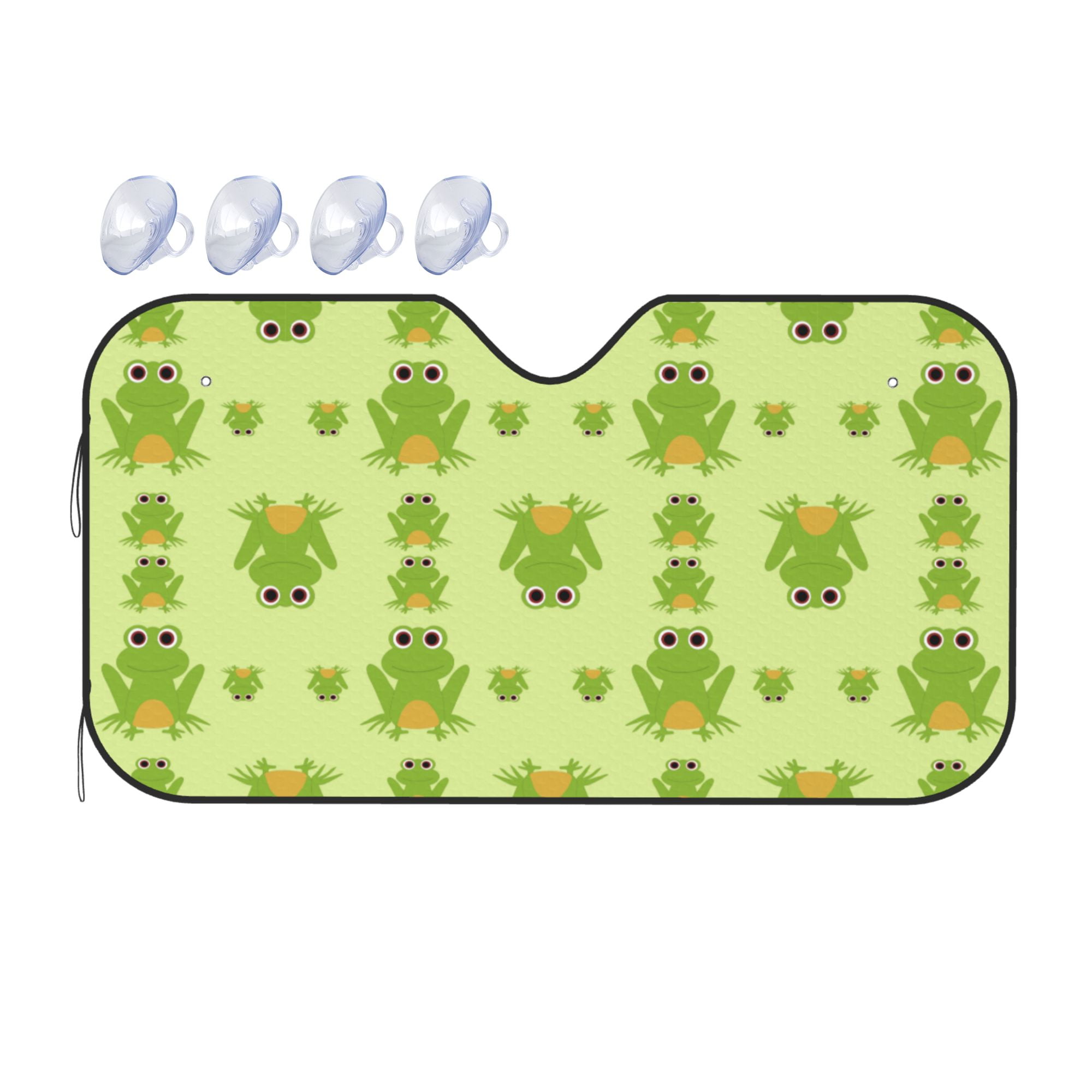 Frog 1-Piece Car Front Window Sunshade-Foldable for Most Sedans SUV ...