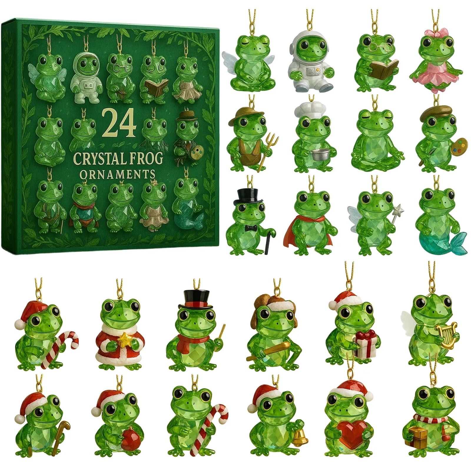 Frog Advent Calendars 2025 | 24 Days Christmas Ornament Countdown ...