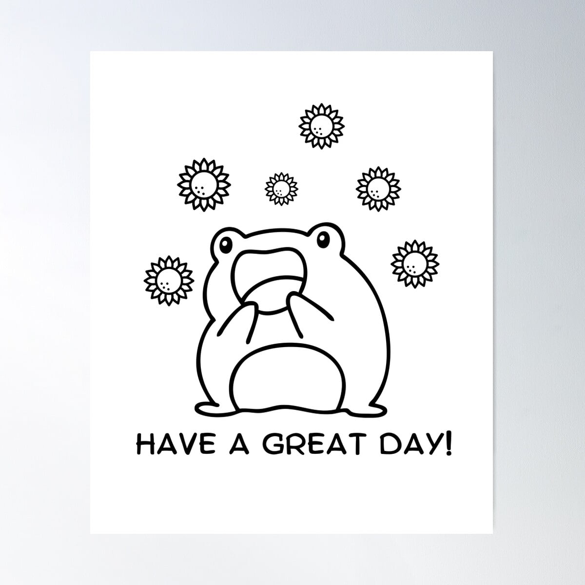 Frog Aesthetic Frog Pun Cottagecore Cottage Core Kawaii Frog Poster ...
