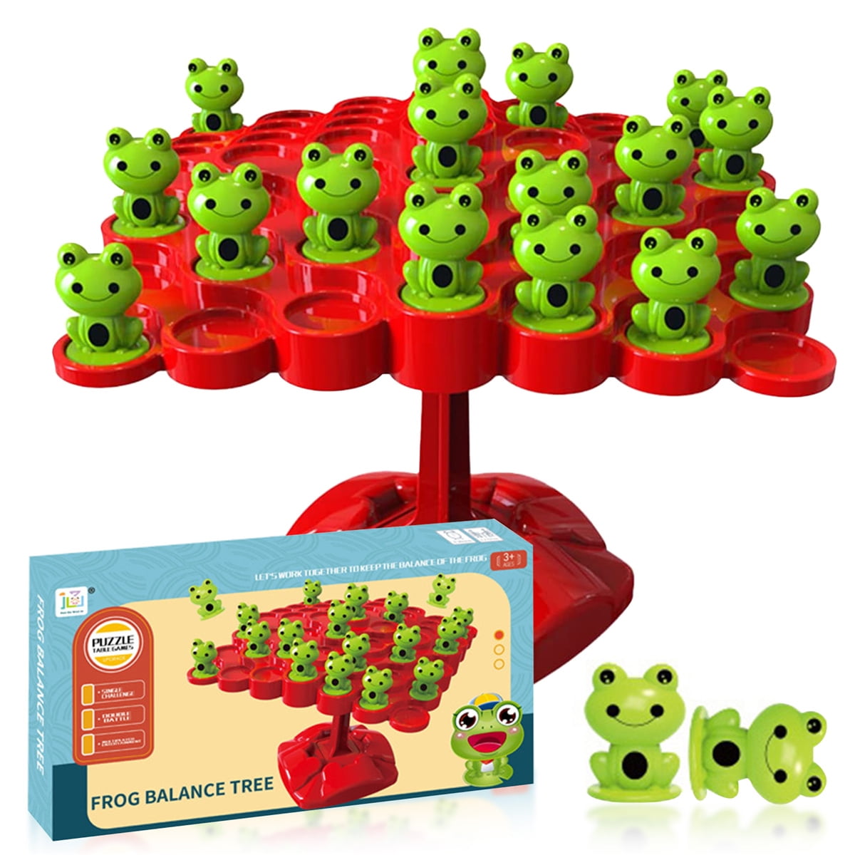 Frog Balance Math Game - Two-player Frog Balance Board Game Toys, Frog ...